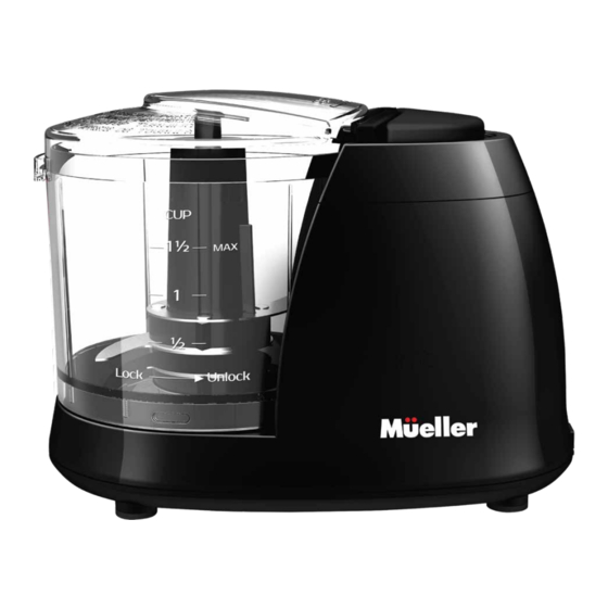 MUELLER QUICKPREP FC-1500 USER MANUAL Pdf Download | ManualsLib