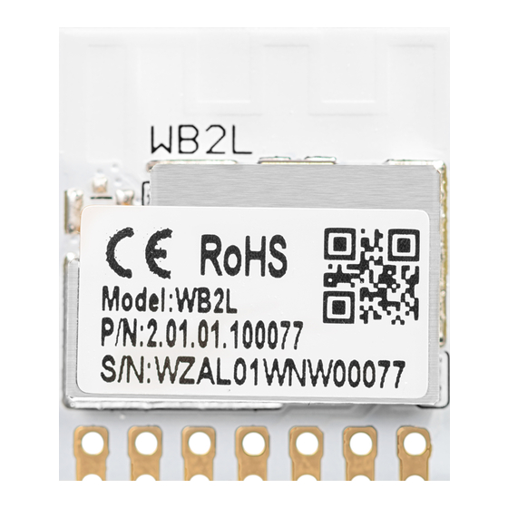 TUYA WB2L DATASHEET Pdf Download | ManualsLib