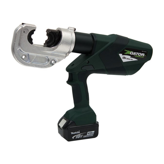 GREENLEE GATOR EK1240 CRIMP TOOL INSTRUCTION MANUAL | ManualsLib