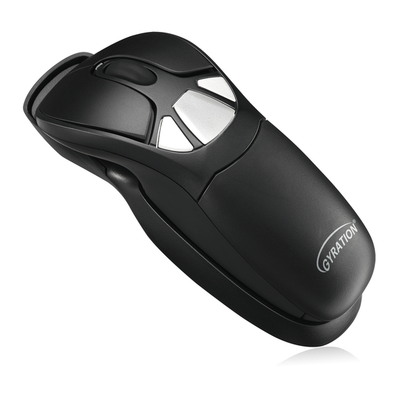 GYRATION AIR MOUSE GO PLUS MOUSE USER MANUAL | ManualsLib