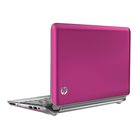 HP MINI 210-2160 NETBOOK SPECIFICATIONS | ManualsLib