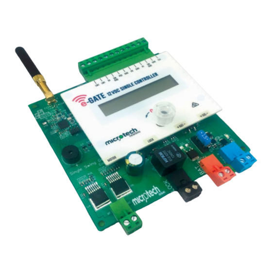 MICROTECH E-GATE INSTRUCTION MANUAL Pdf Download | ManualsLib