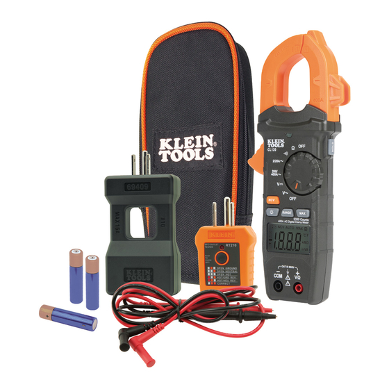 KLEIN TOOLS CL120KIT INSTRUCTION MANUAL Pdf Download | ManualsLib