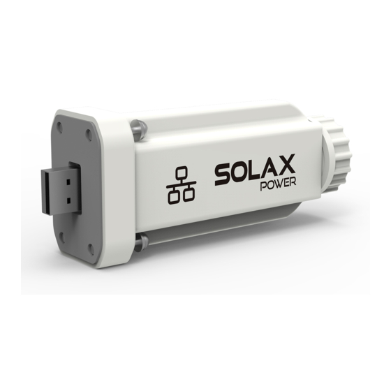 SOLAX POWER POCKET LAN 2.0 USER MANUAL Pdf Download | ManualsLib