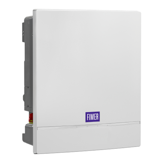 FIMER PVS-12.5-TL PRODUCT MANUAL Pdf Download | ManualsLib