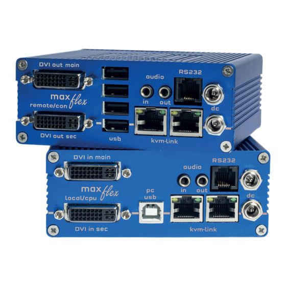 IHSE KVM-TEC MAXFLEX KT-6024L CPU/LOCAL QUICK INSTRUCTION Pdf Download | ManualsLib