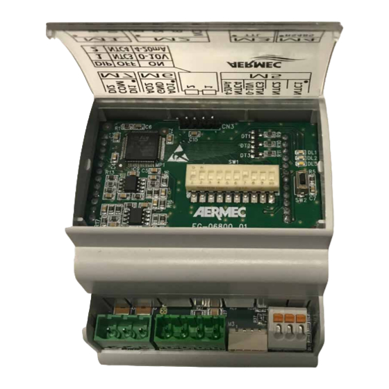 AERMEC MCR USER MANUAL Pdf Download | ManualsLib