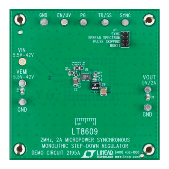 LINEAR TECHNOLOGY DC2195A DEMO MANUAL Pdf Download | ManualsLib