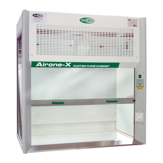 SAFELAB AIRONE X SERIES INSTRUCTION MANUAL Pdf Download | ManualsLib