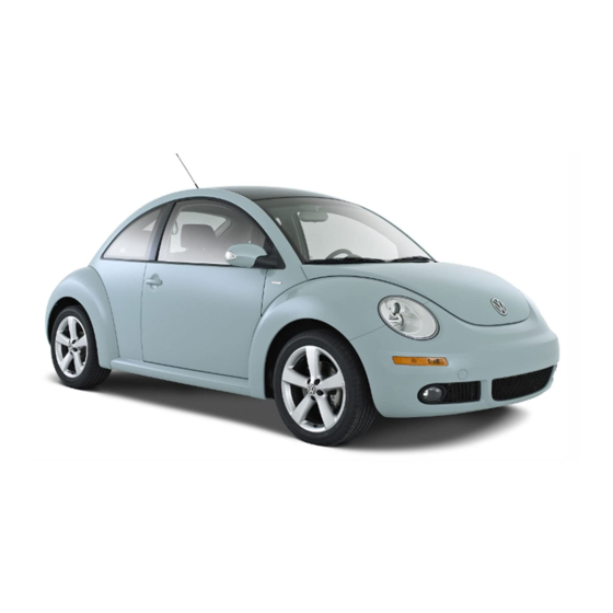 VOLKSWAGEN BEETLE 1998-2010 MASTER SHEET Pdf Download | ManualsLib