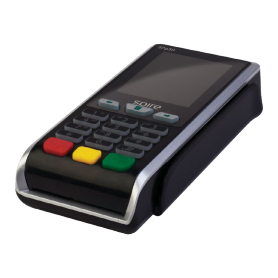 SPIRE PAYMENTS SPP30 QUICK REFERENCE MANUAL Pdf Download | ManualsLib