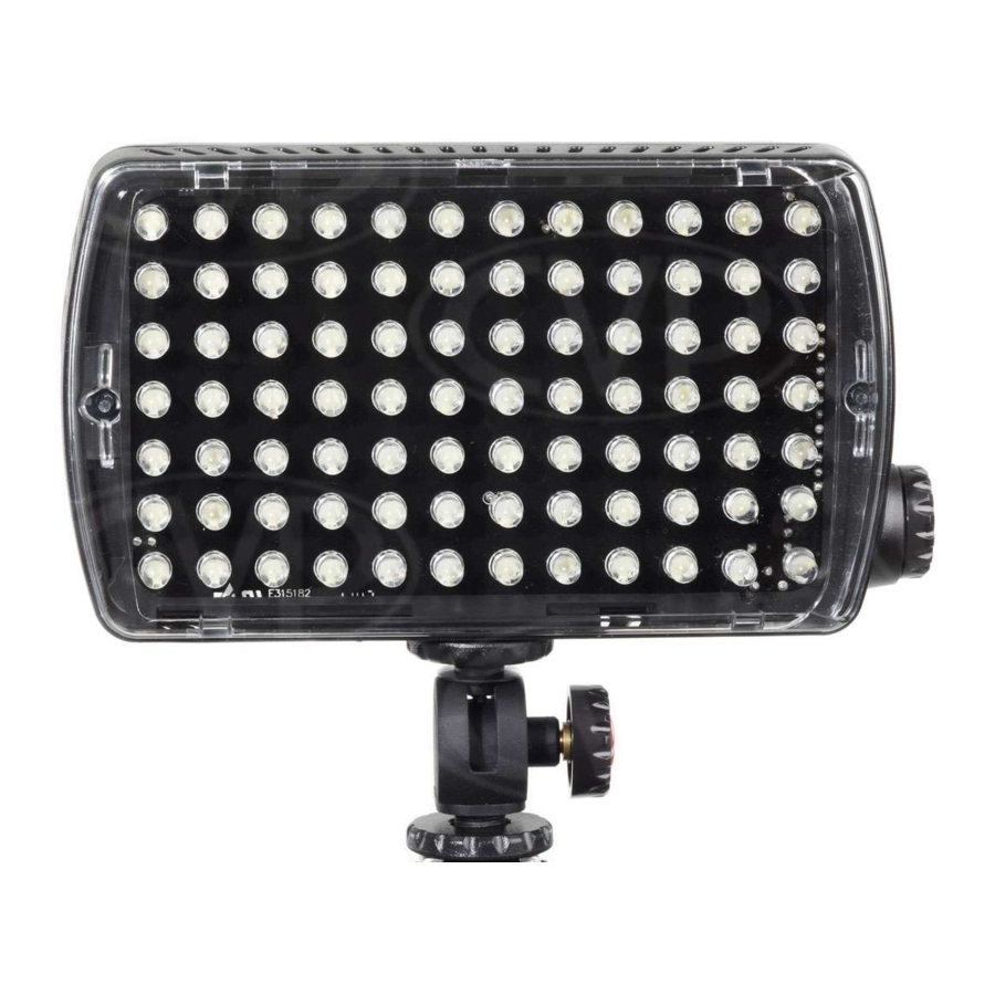 Manfrotto ML840H - Led Lamp Manual | ManualsLib