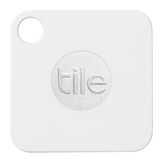 TILE MATE USER MANUAL Pdf Download | ManualsLib