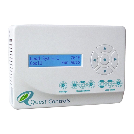 QUEST CONTROLS 100 T-STAT LLC USER MANUAL Pdf Download | ManualsLib