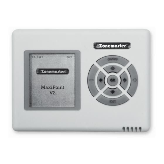 ZONEMASTER MAXIPOINT V2 INSTALLATION MANUAL Pdf Download | ManualsLib