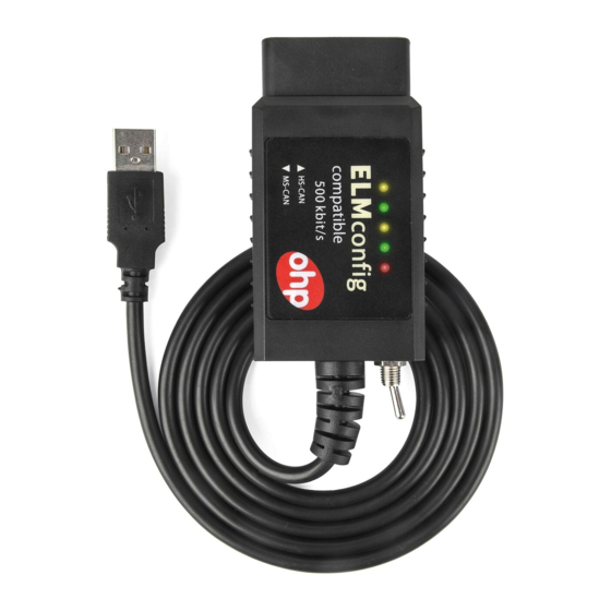 OHP OBD2 INSTALLATION MANUAL Pdf Download | ManualsLib