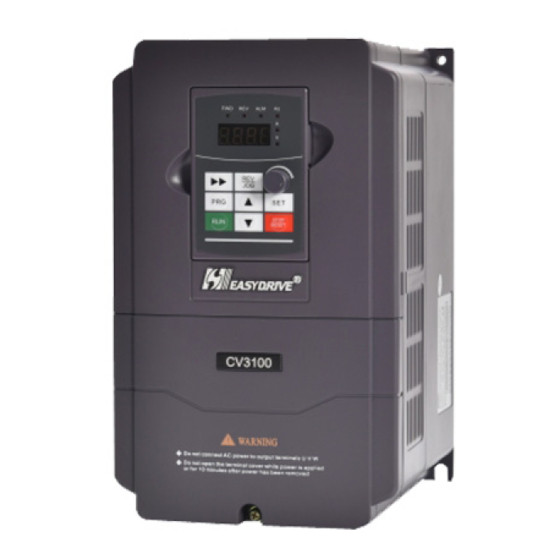 EASYDRIVE CV3100 SERIES INSTRUCTION MANUAL Pdf Download | ManualsLib