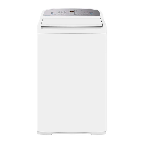 FISHER & PAYKEL WASHSMART WA7060 SERIES INSTALLATION MANUAL/USER MANUAL ...