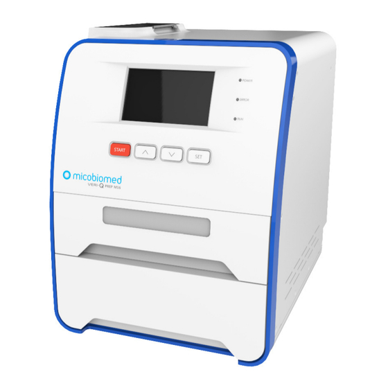 MICO BIOMED VERI-Q PREP M16 G2-16TU USER MANUAL Pdf Download | ManualsLib