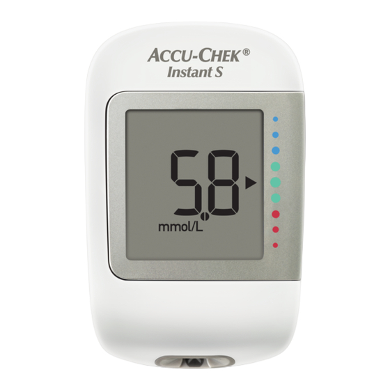 ROCHE ACCU-CHEK INSTANT S QUICK START MANUAL Pdf Download | ManualsLib