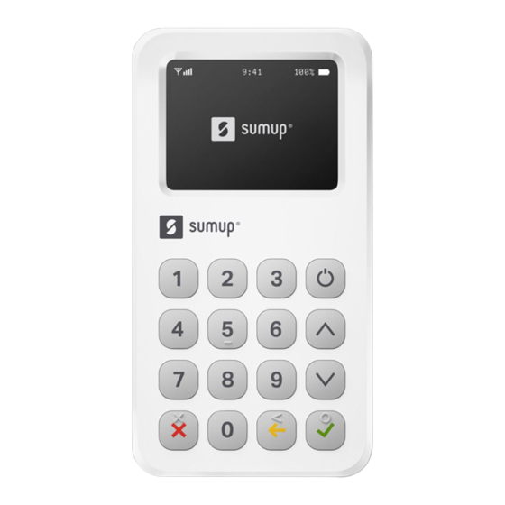 SUMUP 3G+ USER MANUAL Pdf Download | ManualsLib
