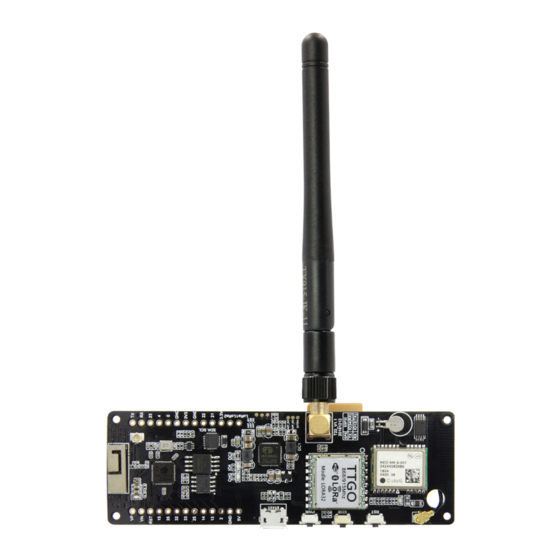 LILYGO T-BEAM USER MANUAL Pdf Download | ManualsLib