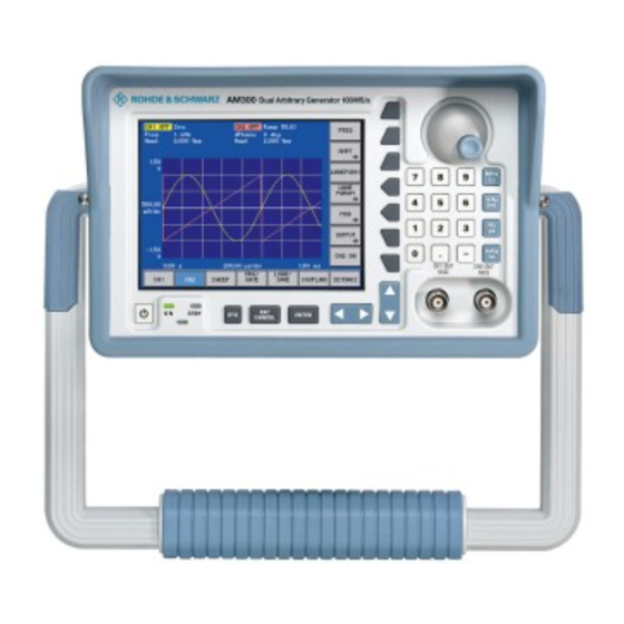 R&S SM300 SERVICE MANUAL Pdf Download | ManualsLib