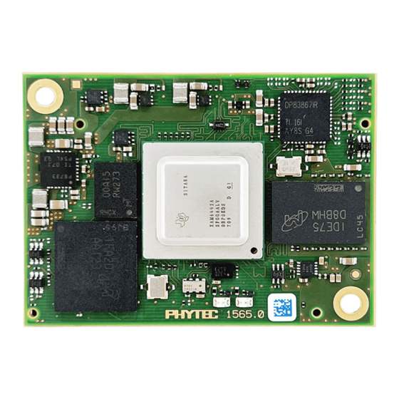 PHYTEC PHYCORE-AM64 SERIES HARDWARE MANUAL Pdf Download | ManualsLib