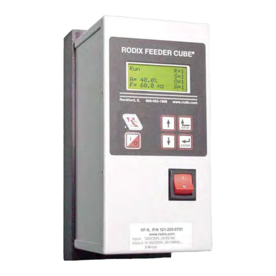 RODIX FEEDER CUBE VF-9 MANUAL Pdf Download | ManualsLib