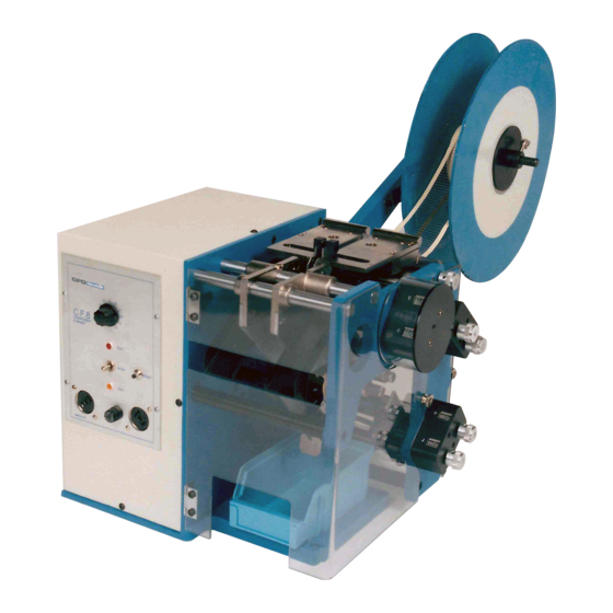 GPD GLOBAL CF-8 INSTRUCTIONS MANUAL Pdf Download | ManualsLib