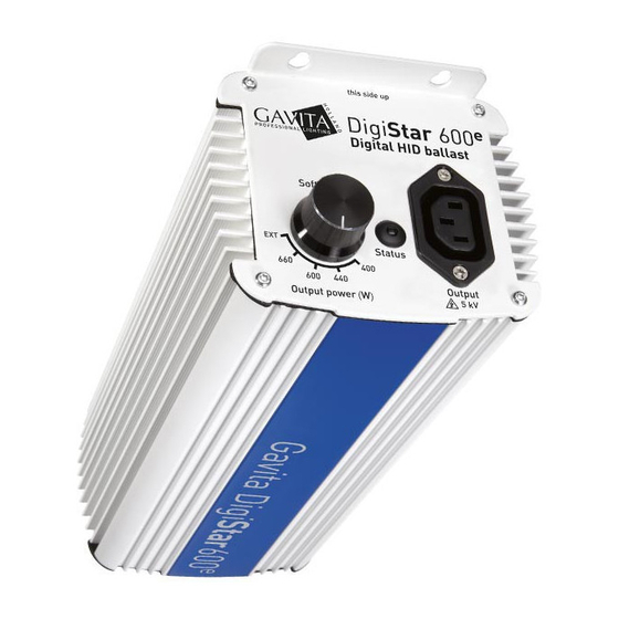 GAVITA DIGISTAR 400 MANUAL Pdf Download | ManualsLib