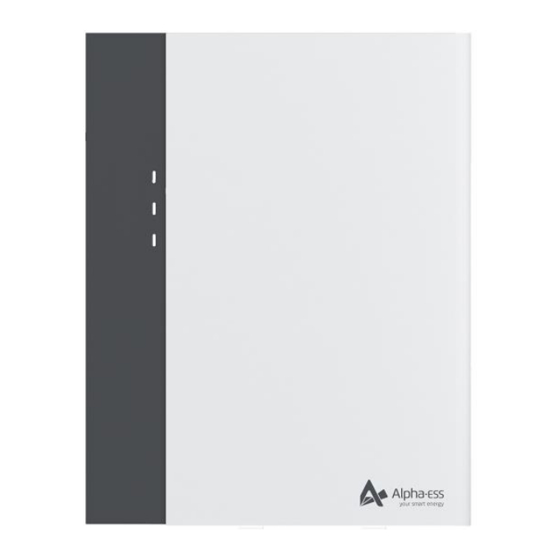 ALPHA ESS SMILE-BAT-G3-10.1P INSTRUCTION MANUAL Pdf Download | ManualsLib
