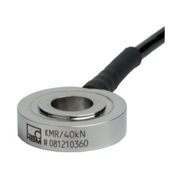 HBM KMR MOUNTING INSTRUCTIONS Pdf Download | ManualsLib