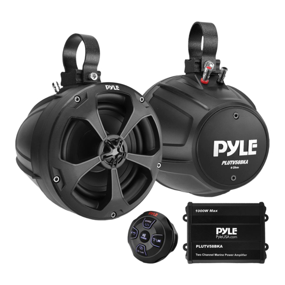 PYLE POWERSPORTS PLUTV58BKA USER MANUAL Pdf Download | ManualsLib