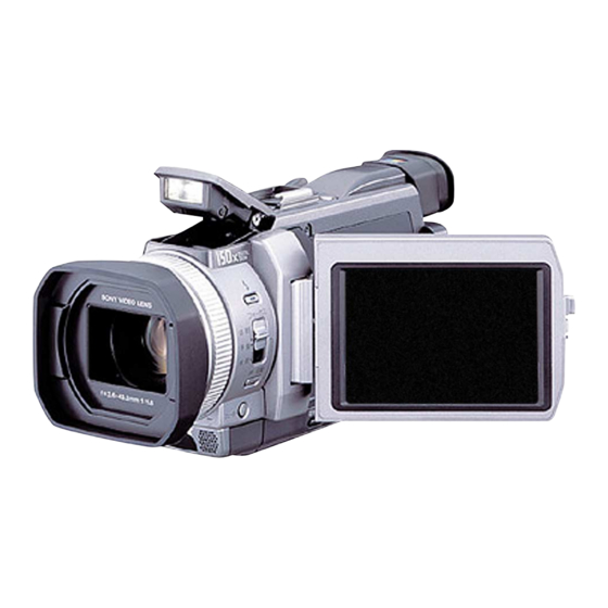 SONY DCR-TRV940 SUPPLEMENTAL INSTRUCTIONS Pdf Download | ManualsLib