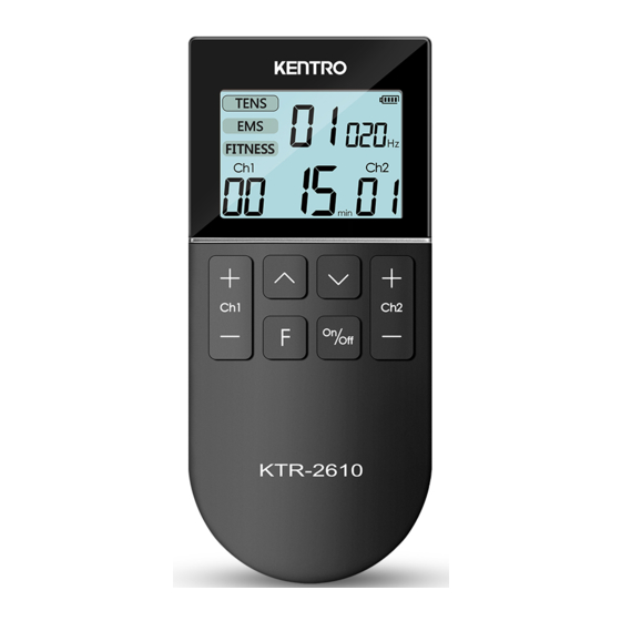 KENTRO KTR-2610 USER MANUAL Pdf Download | ManualsLib