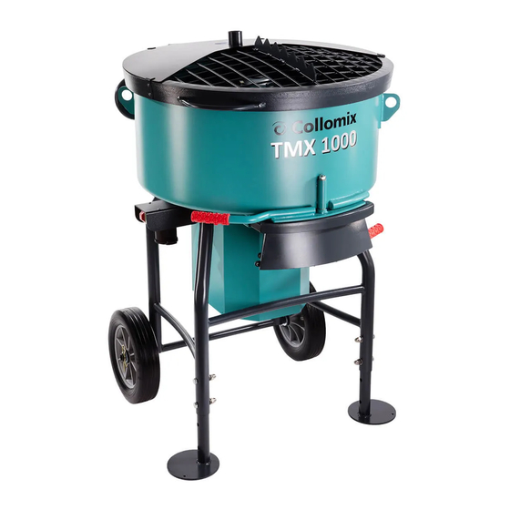 COLLOMIX TMX 1000 OPERATING INSTRUCTIONS MANUAL Pdf Download | ManualsLib