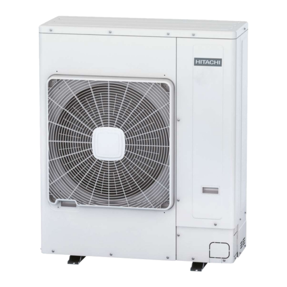 HITACHI UTOPIA RAS-4 SERIES INSTALLATION & OPERATION MANUAL Pdf ...