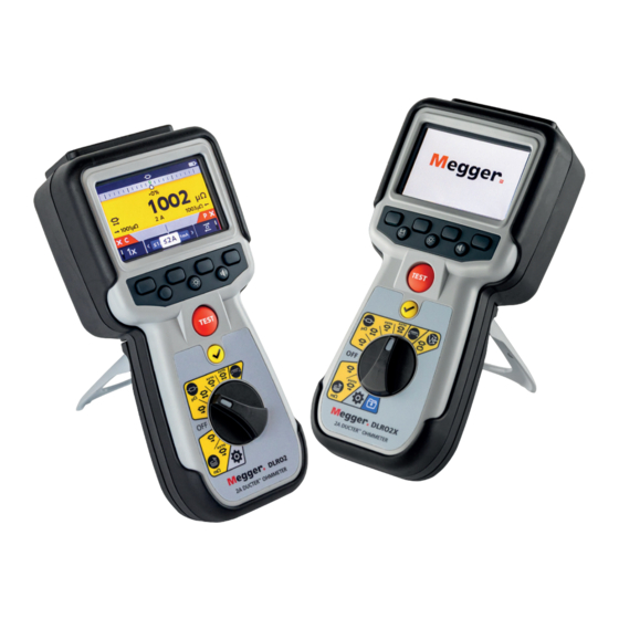 MEGGER DUCTER DLRO2X USER MANUAL Pdf Download | ManualsLib