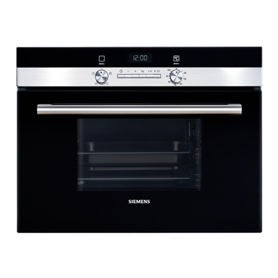 SIEMENS HB24D555W INSTRUCTION MANUAL Pdf Download | ManualsLib