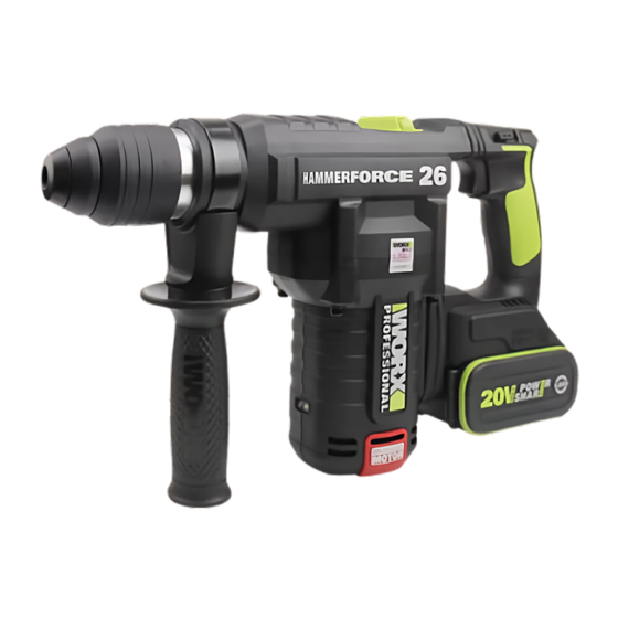 WORX PROFESSIONAL WU398 INSTRUCTIONS MANUAL Pdf Download | ManualsLib