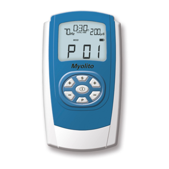 MTR+ MYOLITO OPERATOR'S MANUAL Pdf Download | ManualsLib