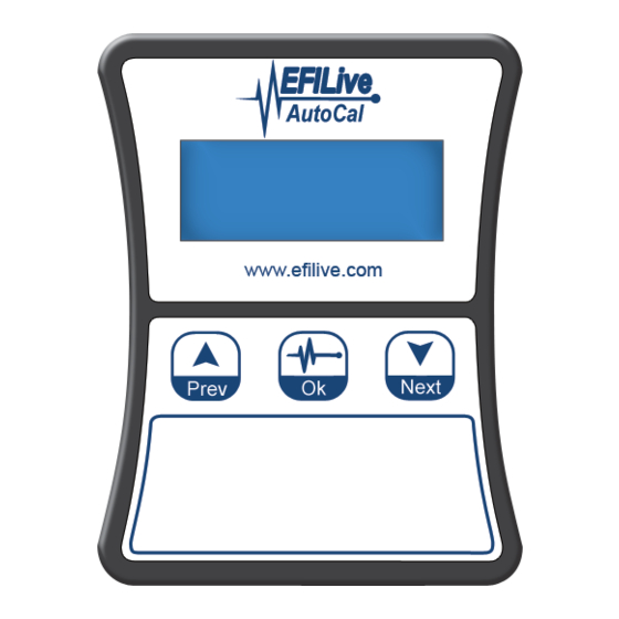 EFILIVE AUTOCAL QUICK START MANUAL Pdf Download | ManualsLib