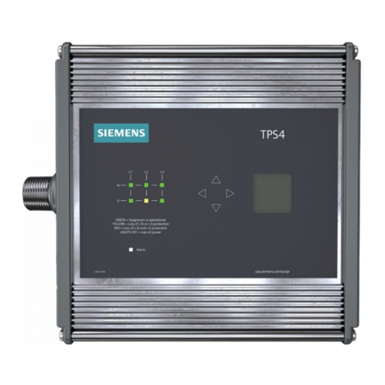 SIEMENS TPS4 13 INSTALLATION, OPERATION AND MAINTENANCE MANUAL Pdf ...