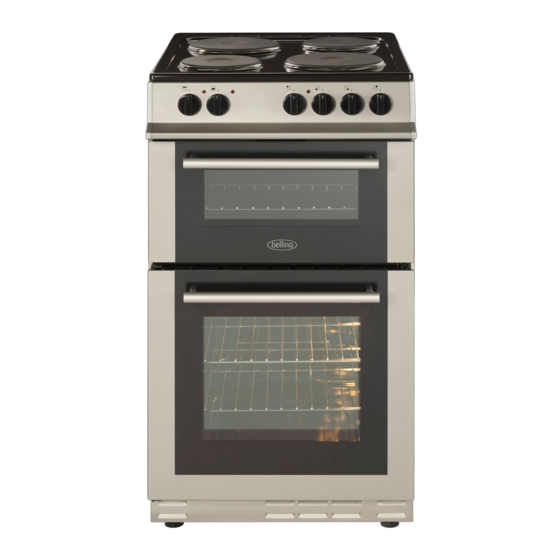 BELLING BEL FS50ET SIL OPERATING AND INSTALLATION INSTRUCTIONS Pdf ...