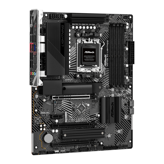 ASROCK PHANTOM GAMING X670E PG LIGHTNING USER MANUAL Pdf Download ...