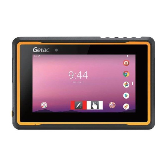 GETAC ZX70 SERIES QUICK MANUAL Pdf Download | ManualsLib