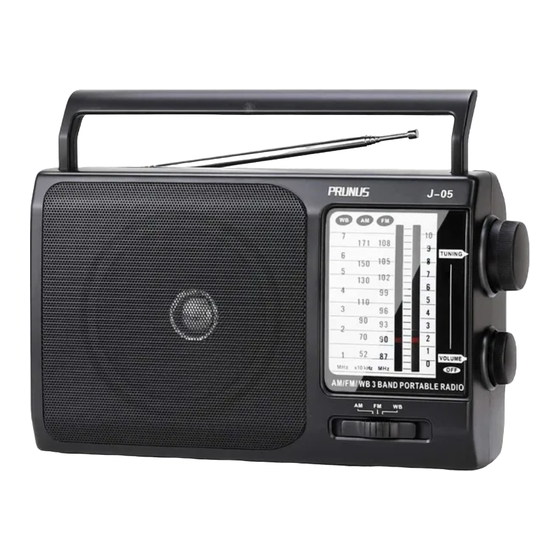 PRUNUS J-05 USER MANUAL Pdf Download | ManualsLib