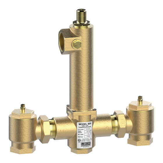 LAWLER 805 INSTALLATION & MAINTENANCE MANUAL Pdf Download | ManualsLib