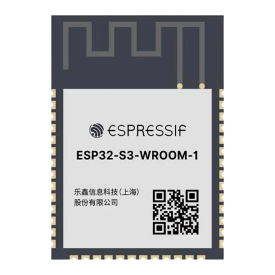 ESPRESSIF SYSTEMS ESP32-S3-WROOM-1 USER MANUAL Pdf Download | ManualsLib
